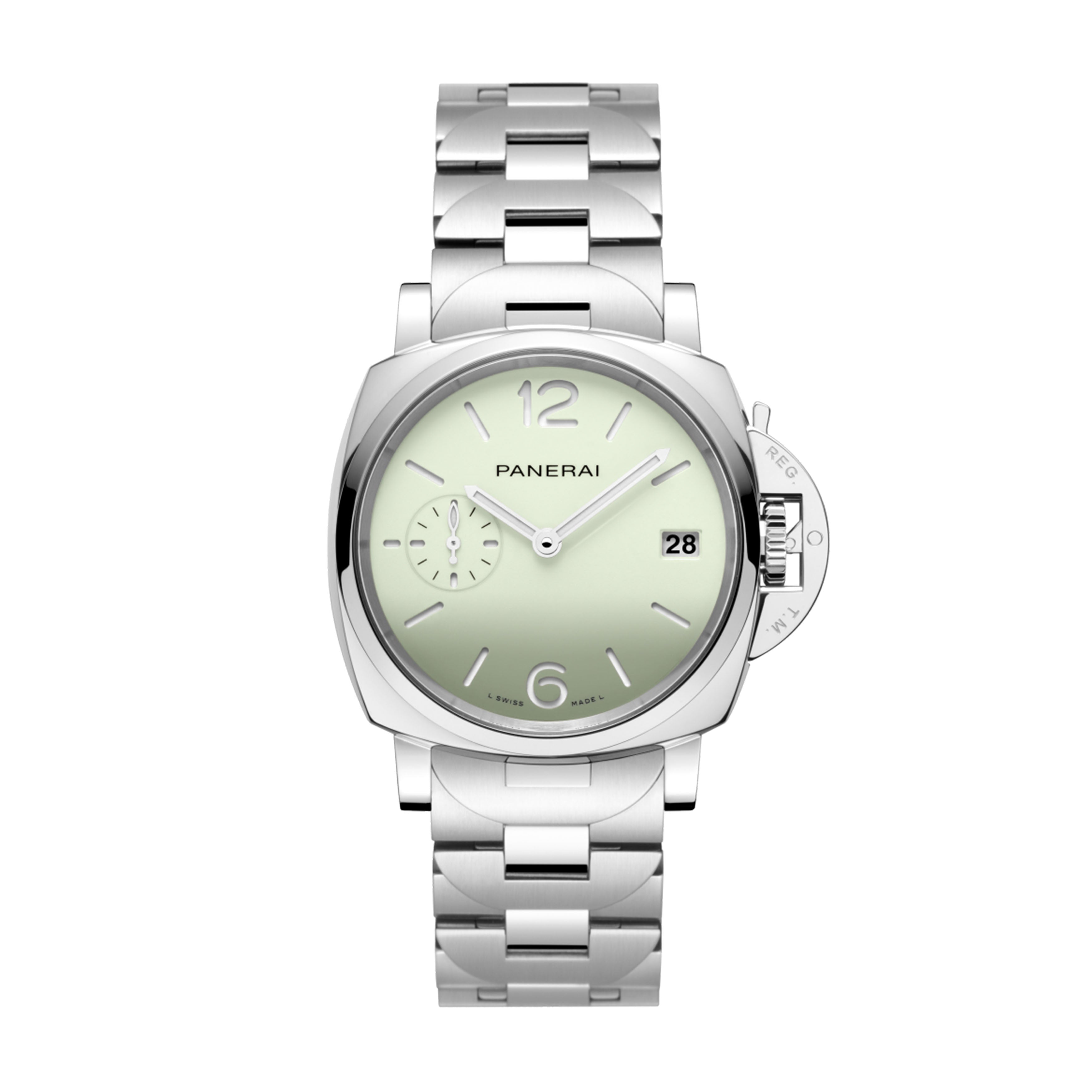 Panerai Luminor Due Pastello Watch, 38mm Green Dial, PAM01311 | Burdeen ...