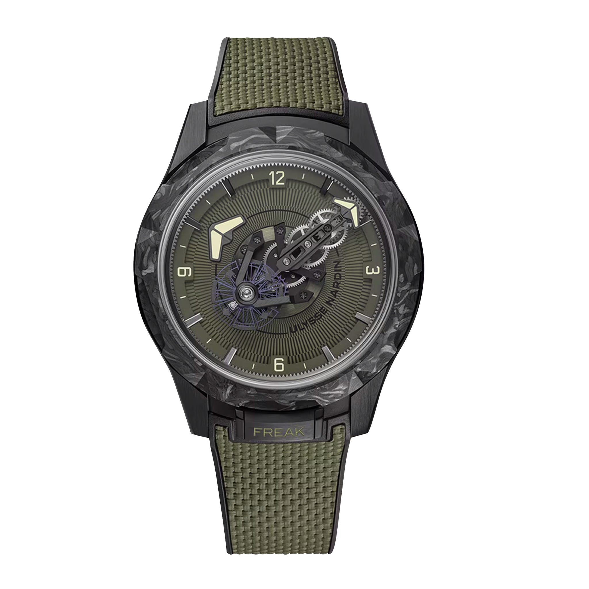 Ulysse Nardin Freak One Watch, 44mm Green Dial, 2403-500-8A/3A ...