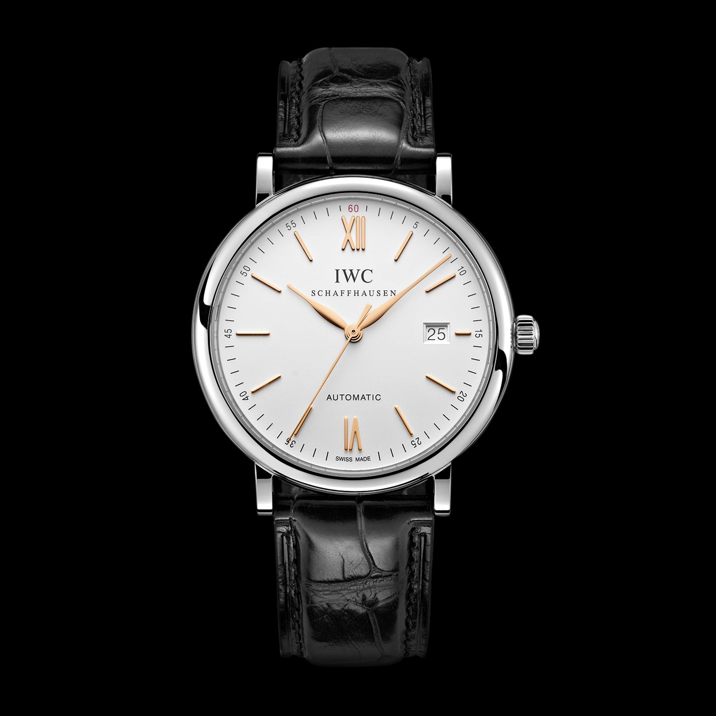 IWC Portofino Automatic Watch, 40mm White Dial, IW356517 | Burdeen's ...