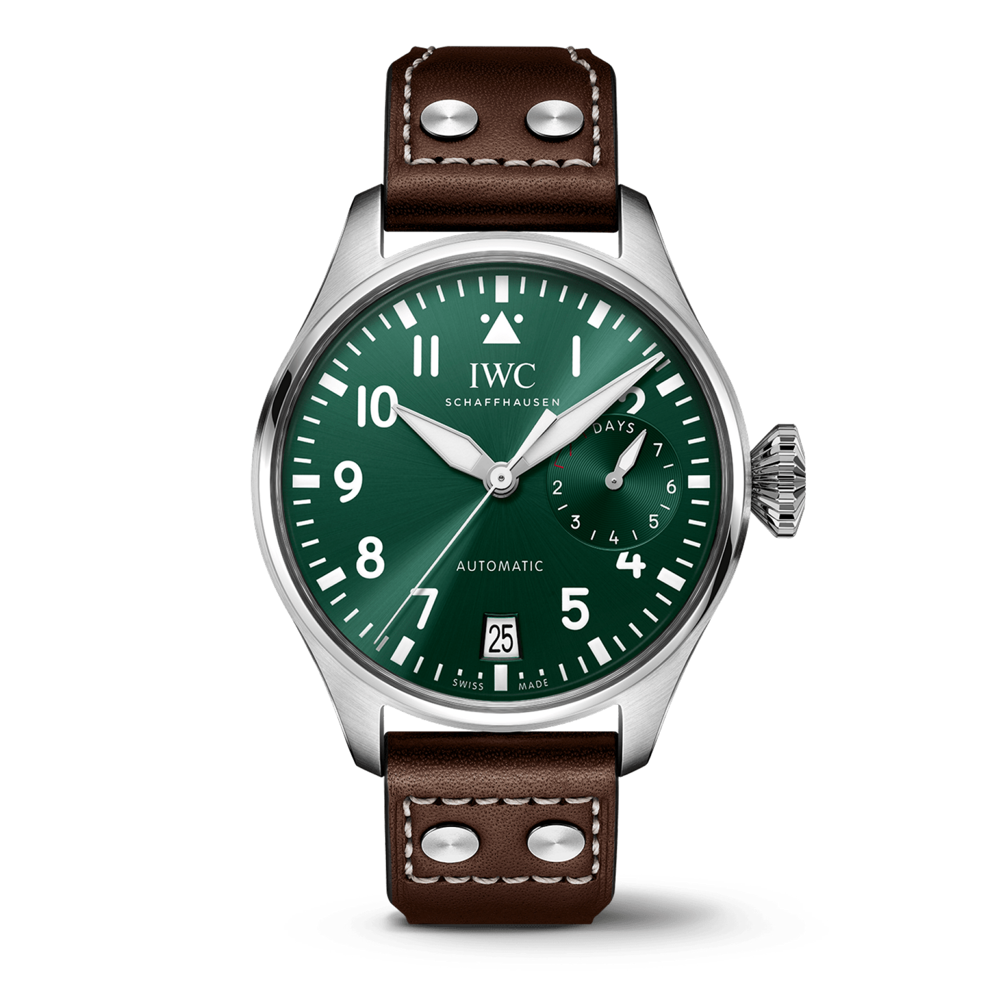 IWC Big Pilot’S Watch Watch, 46.2mm Green Dial, IW501015 | Burdeen's ...